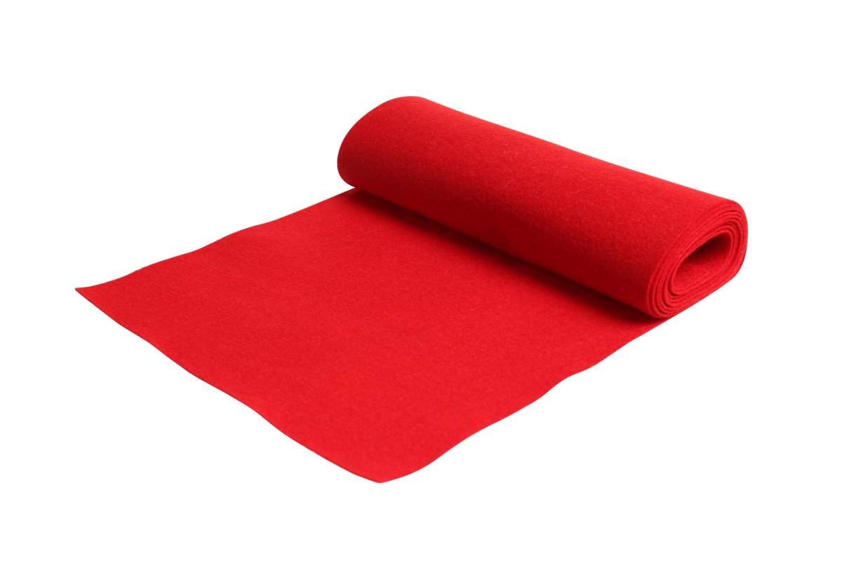 ACTION FELT STRIPS RED 1500X200X1,0 MM. - FELT/LEATHER STRIPS - Knud ...