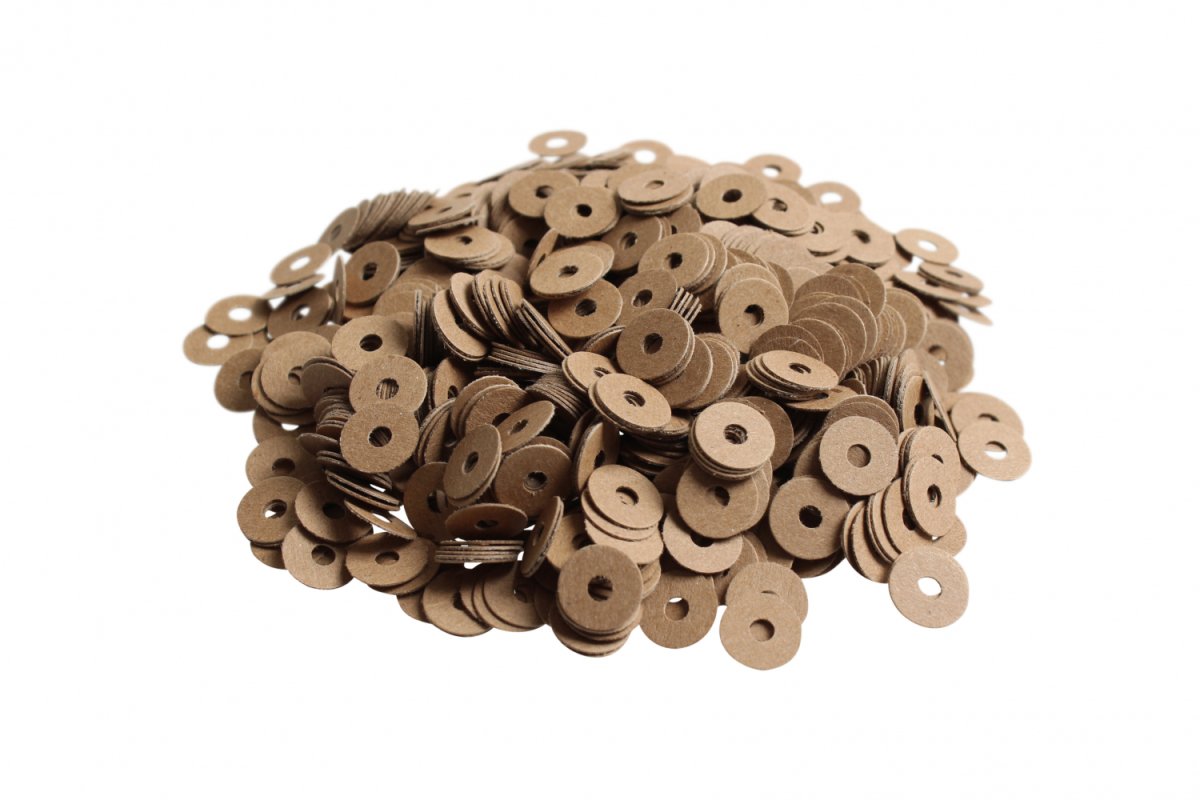 PAPER WASHERS 12X0,50MM - WASHERS - Knud Danielsen ApS