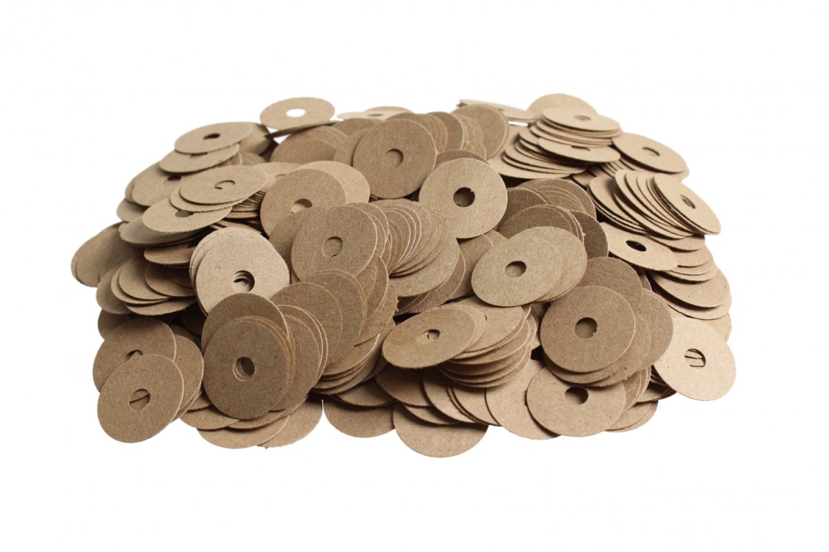 PAPER WASHERS 22X0,375MM - WASHERS - Knud Danielsen ApS