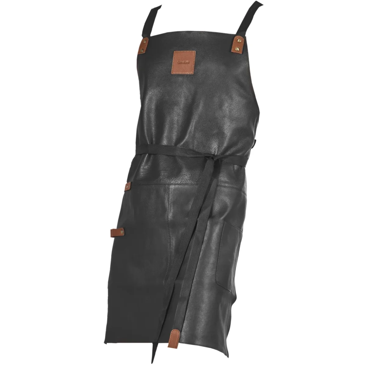APRON, LEATHER - BLACK/COGNAC - TOOLS - MACHINES - CLOTHING - Knud ...