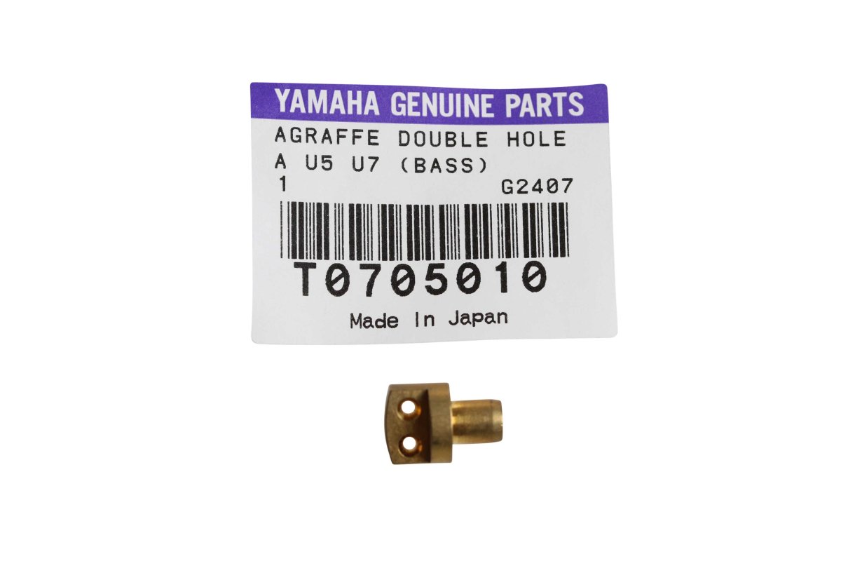 YAMAHA ORIGINAL PART NO. T0705010, AGRAFFE DOUBLE HOLE (BASS) - YAMAHA ...